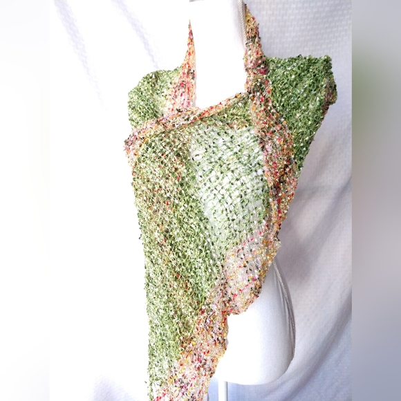 Versona | Accessories | New Versona Netting Fashion Scarf Multicolor ...